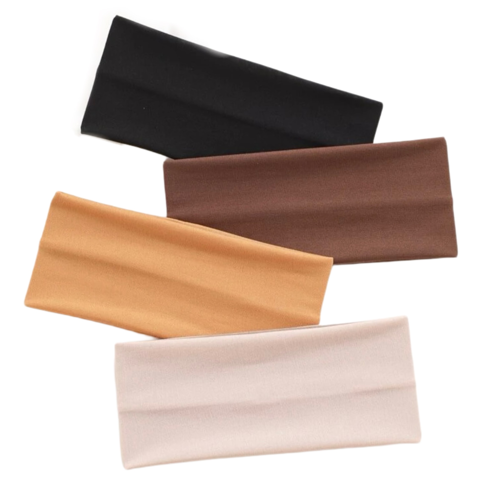 Set 4 bentite elastice pentru par, potrivite pentru sport, spa, yoga ...