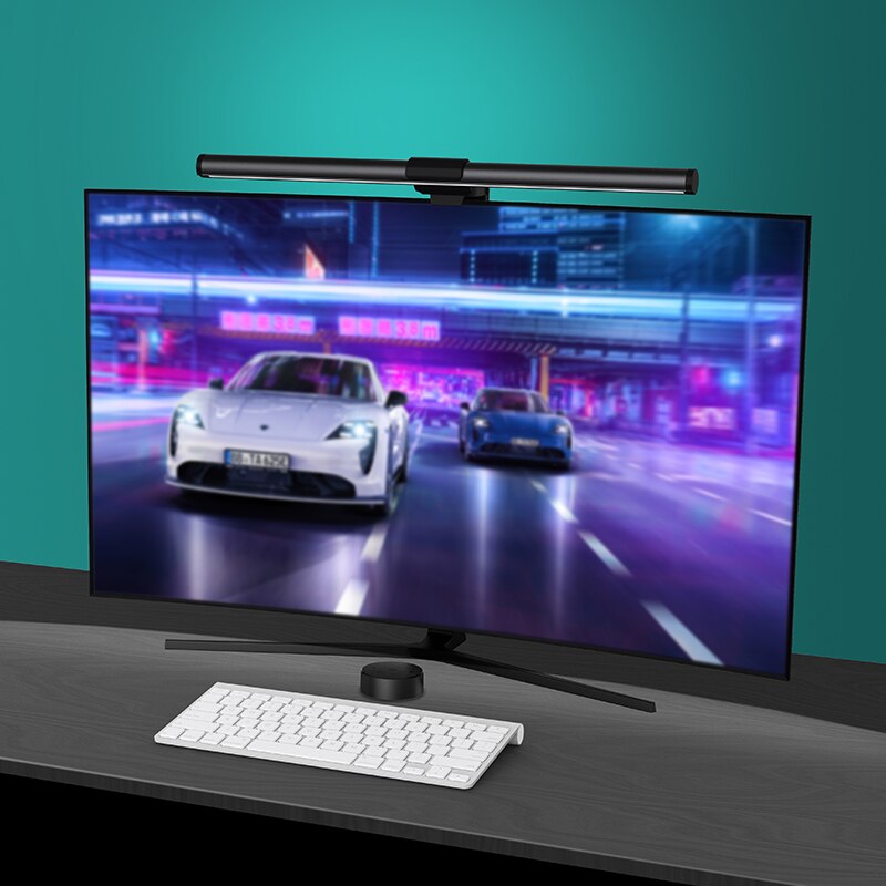 Lampa pentru monitor, LED, USB-C, Wireless, Negru - eMAG.ro