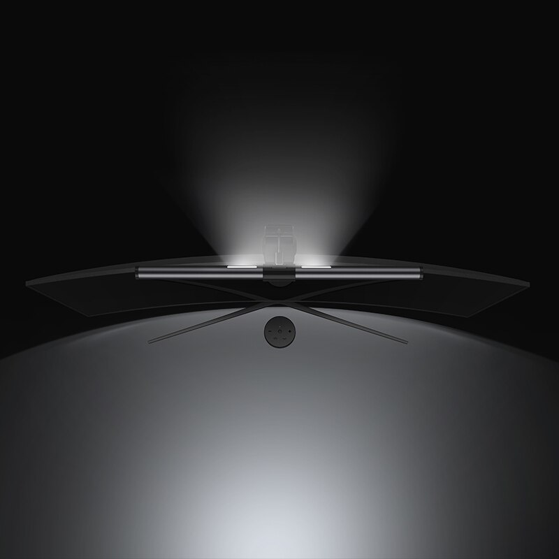 Мониторна лампа, LED, USB-C, безжична, черна - eMAG.bg