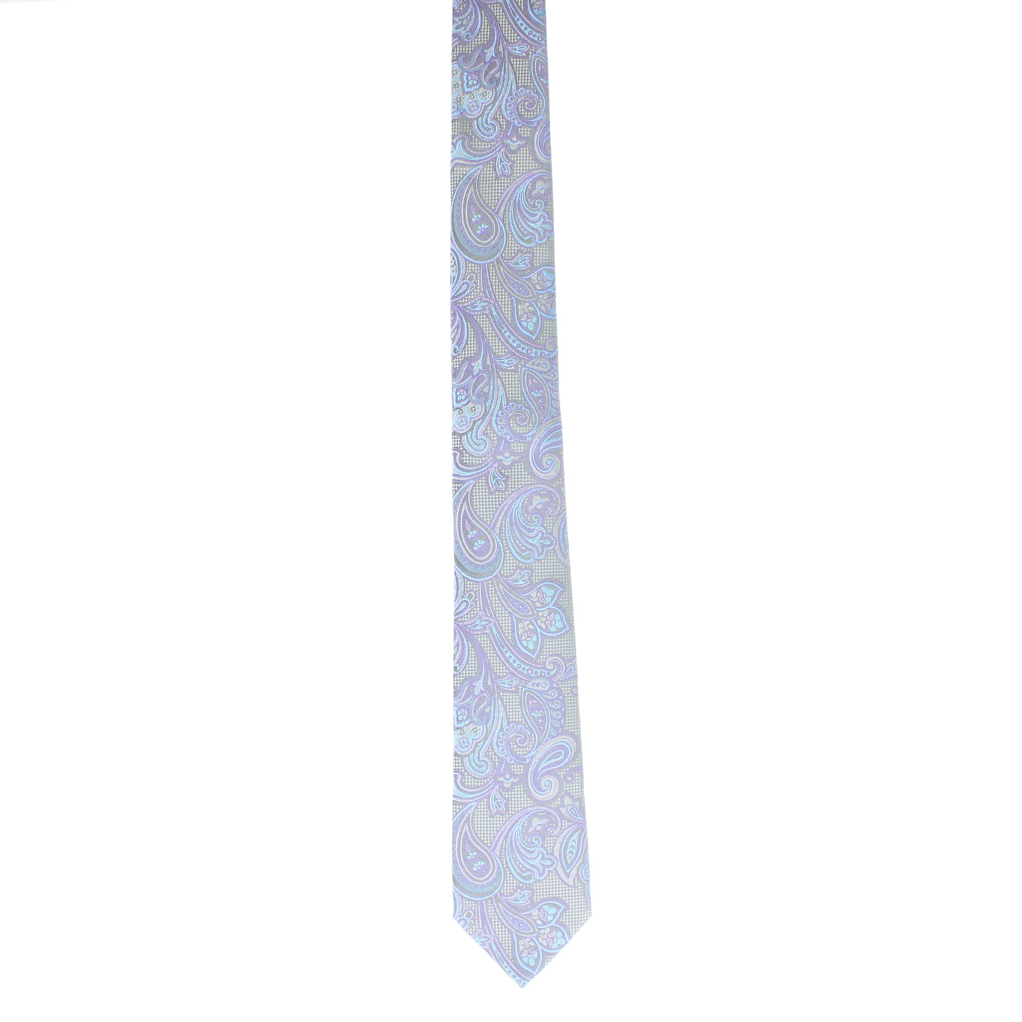Set cravata si batista, Buticcochet, din material sintetic, 148 x 6 cm ...