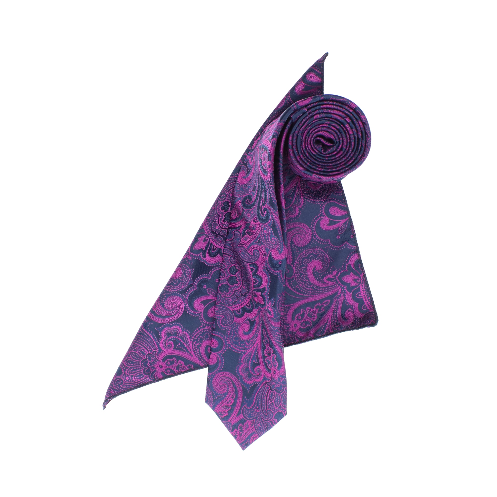 Set cravata si batista, Buticcochet, din material sintetic, 148 x 6 cm ...