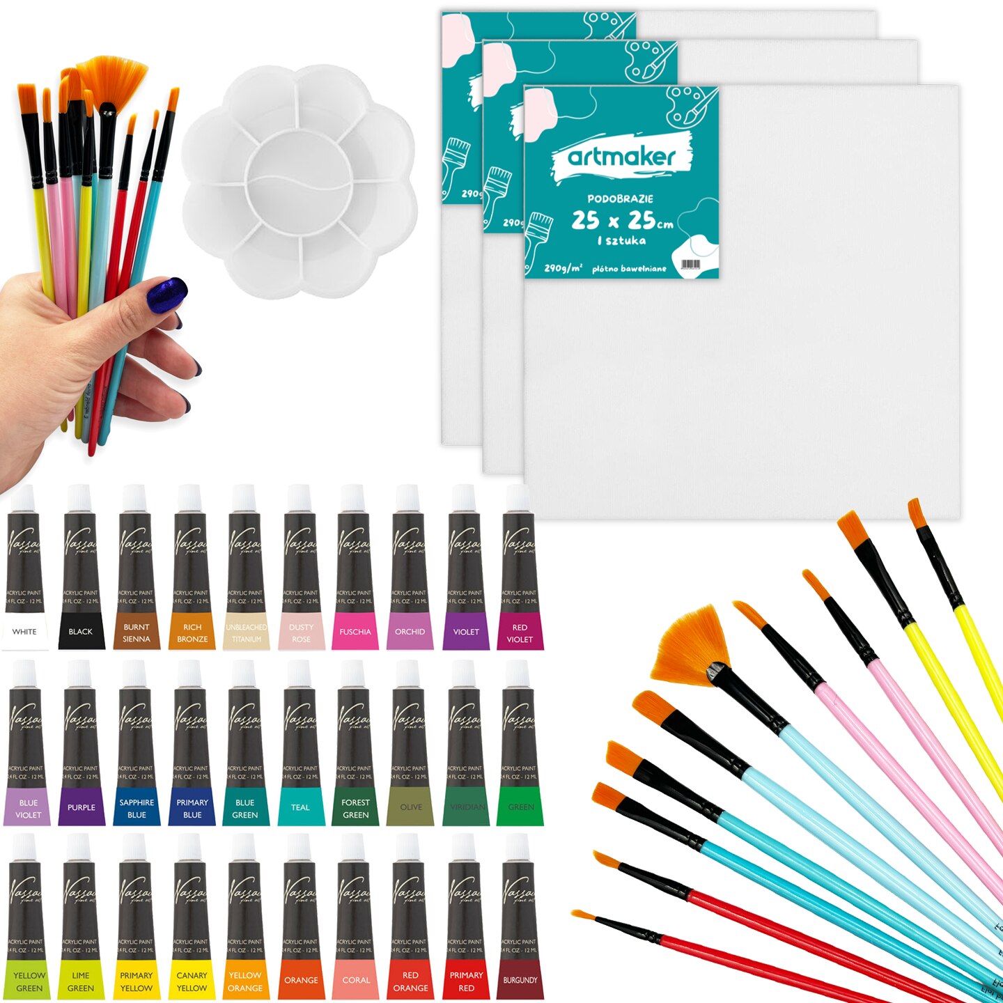 Set pictura, Artmaker, Multicolor - eMAG.ro