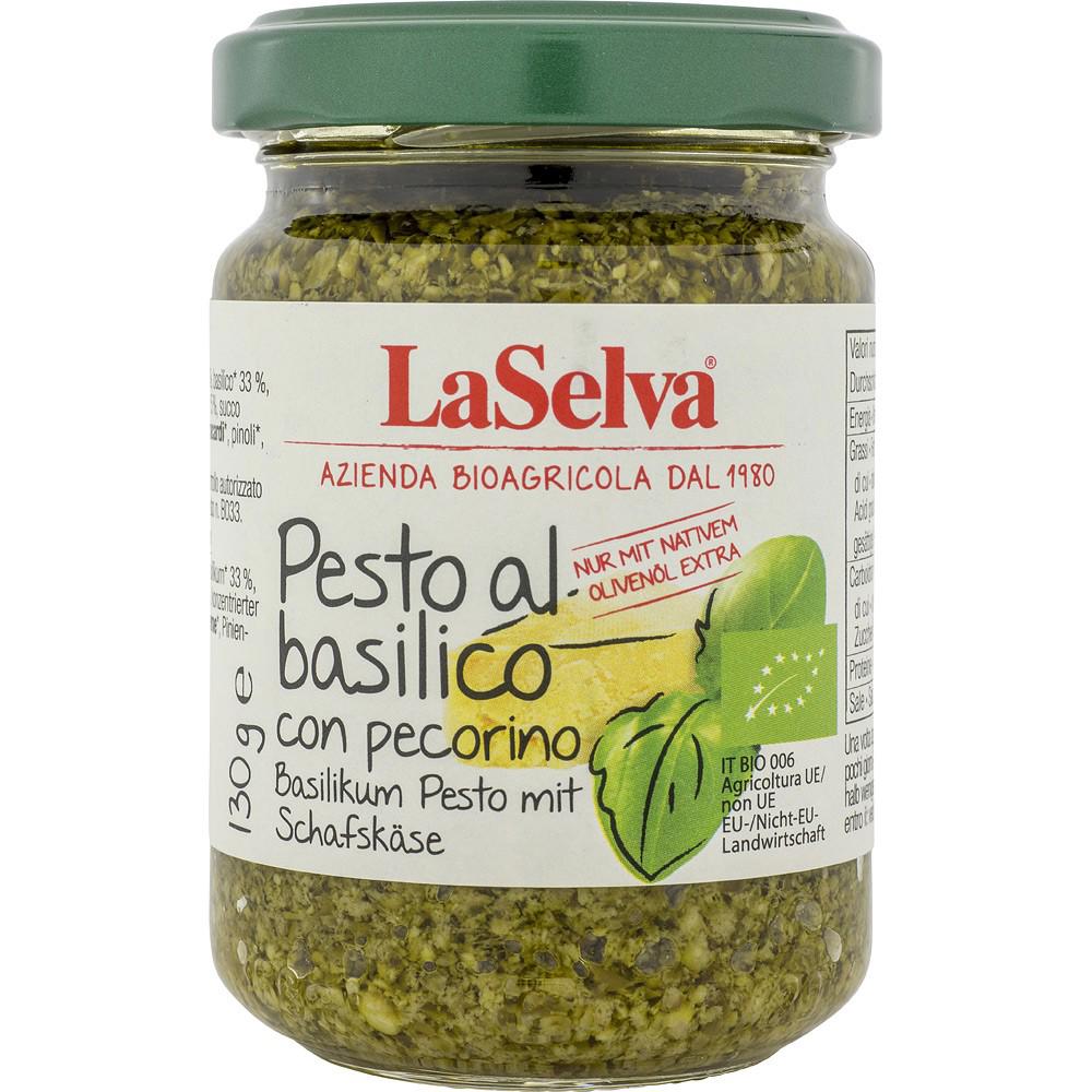 Pesto cu Busuioc si Pocorino Bio 130 grame LaSelva - eMAG.ro