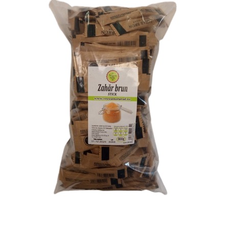 Zahar brun set 200 stick, Natural Seeds Product, 800g - eMAG.ro