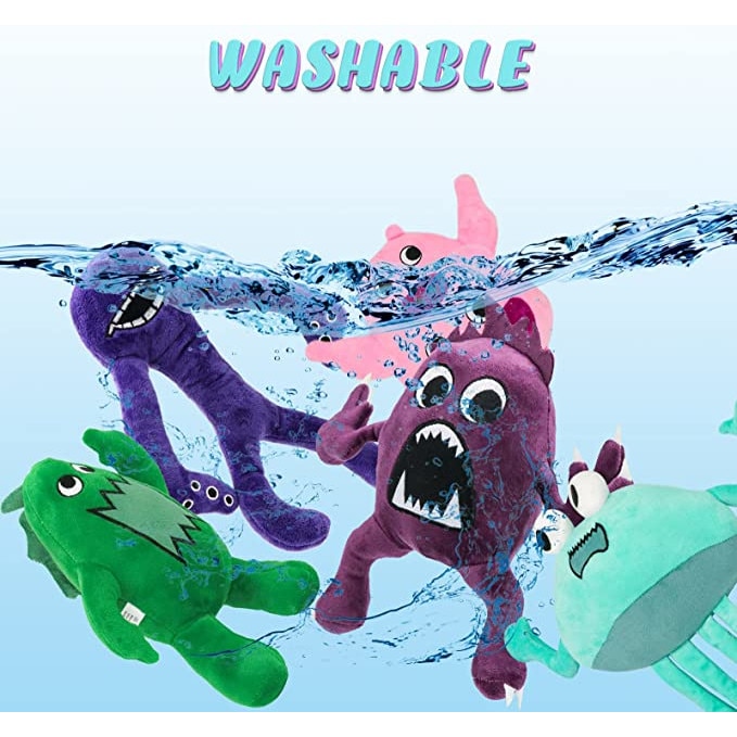 Set 6 Jucarii de plus, Garten of Ban Ban Jumbo Josh, 30 Cm, Violet ...