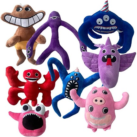 Set 8 Jucarii de plus, Garten of Ban Ban Jumbo Josh, 30 Cm, Rainbow ...