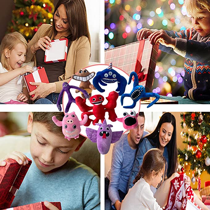 Set 8 Jucarii de plus, Garten of Ban Ban Jumbo Josh, 30 Cm, Rainbow ...