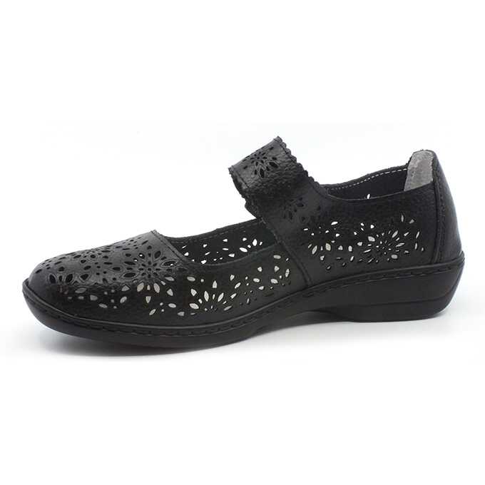 Pantofi pentru dama din piele naturala Maria Conti inchidere cu scai cu ...