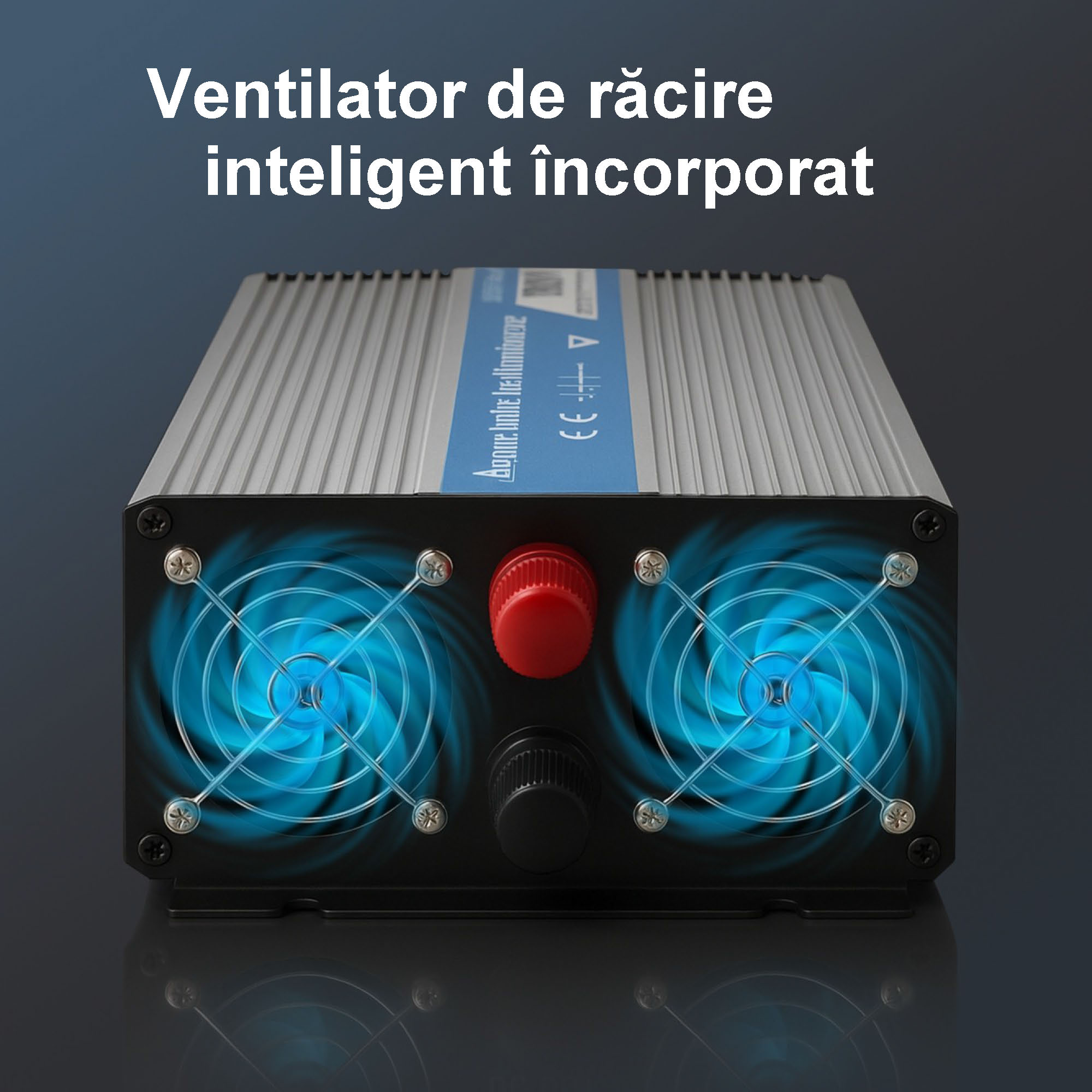 EXTRALINK Invertor 12V la 230V Modificat Sinsus 2000W 4000W varf - convertor de tensiune cu USB ...