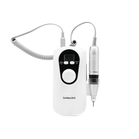 Freza electrica cu acumulator, CJ DM001, 35000 rpm, 30W, White - eMAG.ro