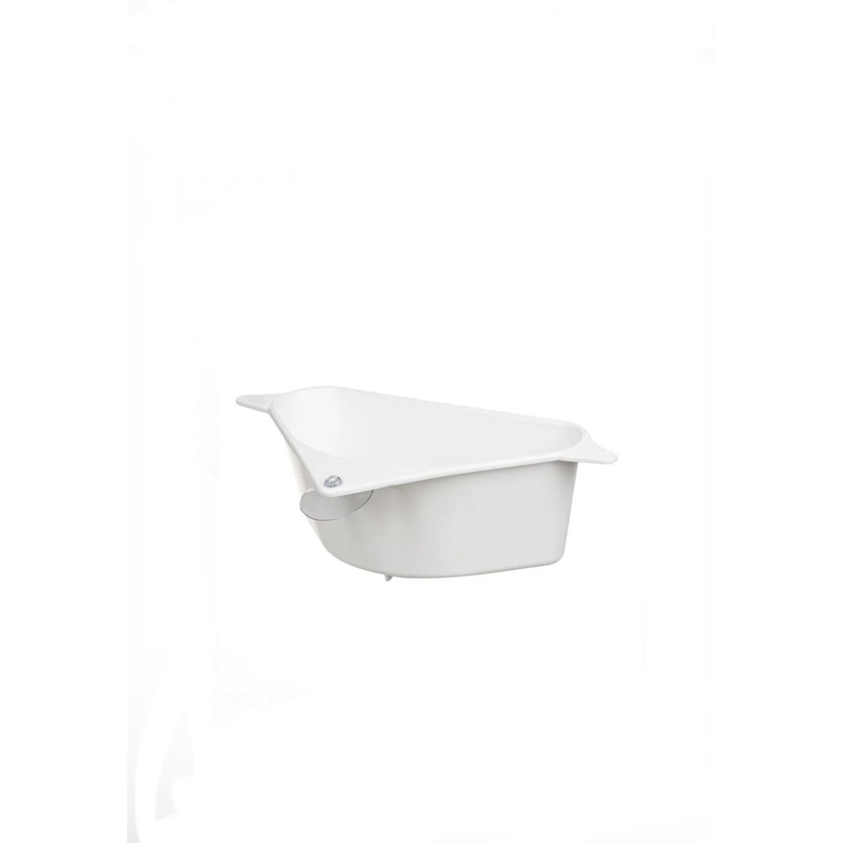 Suport organizator cu ventuze, pentru chiuveta, forma triunghiulara si ...