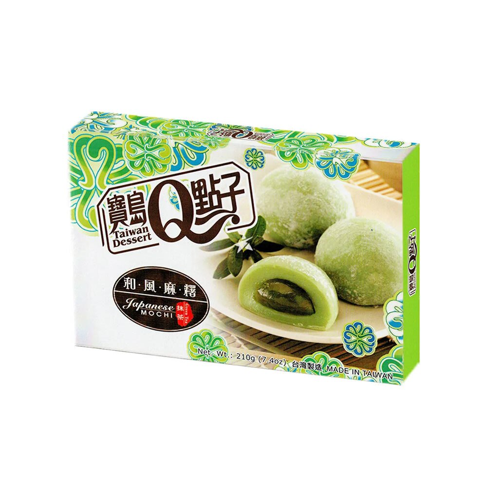 Desert japonez de orez mochi cu ceai verde, Taiwan Dessert, 210 g - eMAG.ro