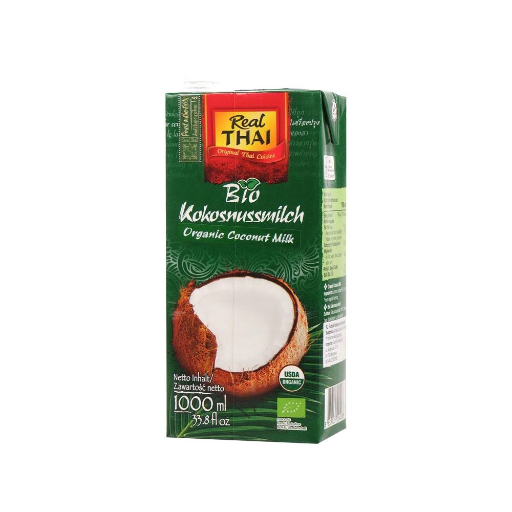 Lapte de cocos organic, Real Thai,1l - eMAG.ro