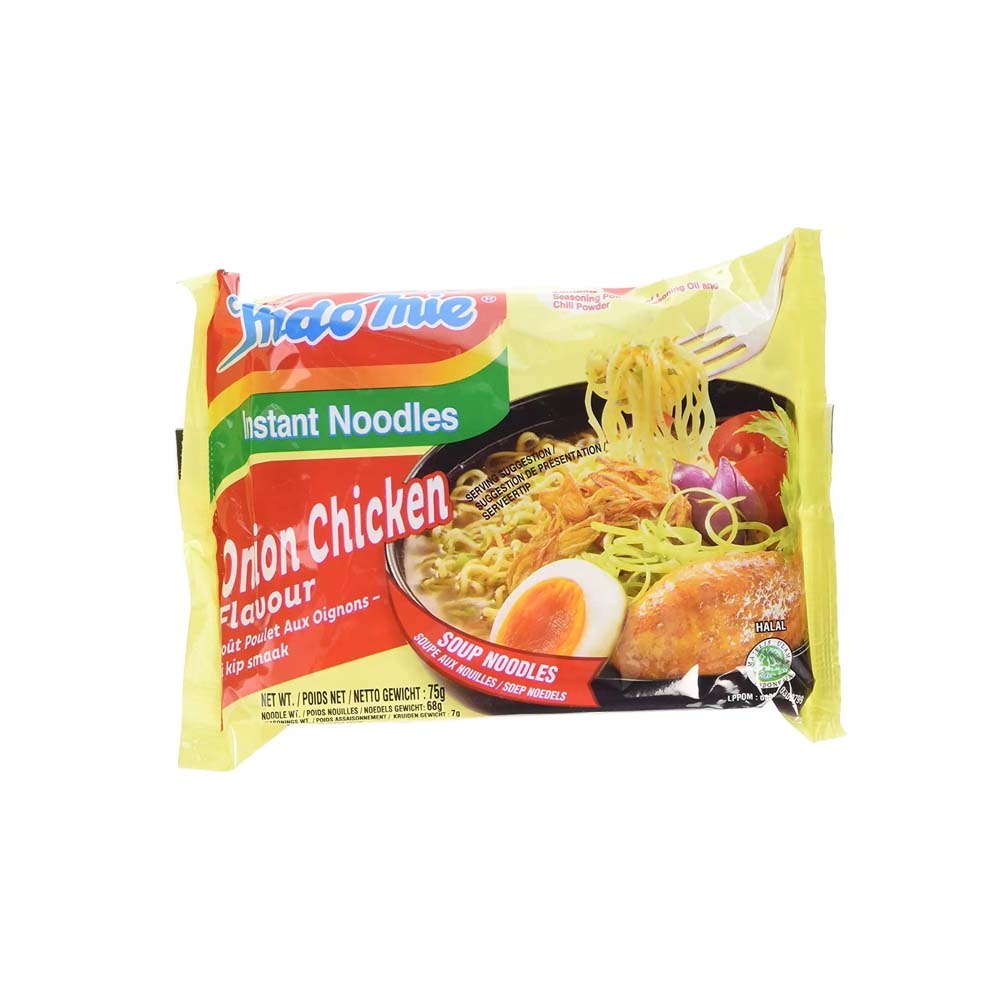 Supa instant cu pui si ceapa, IndoMie, 75 g - eMAG.ro