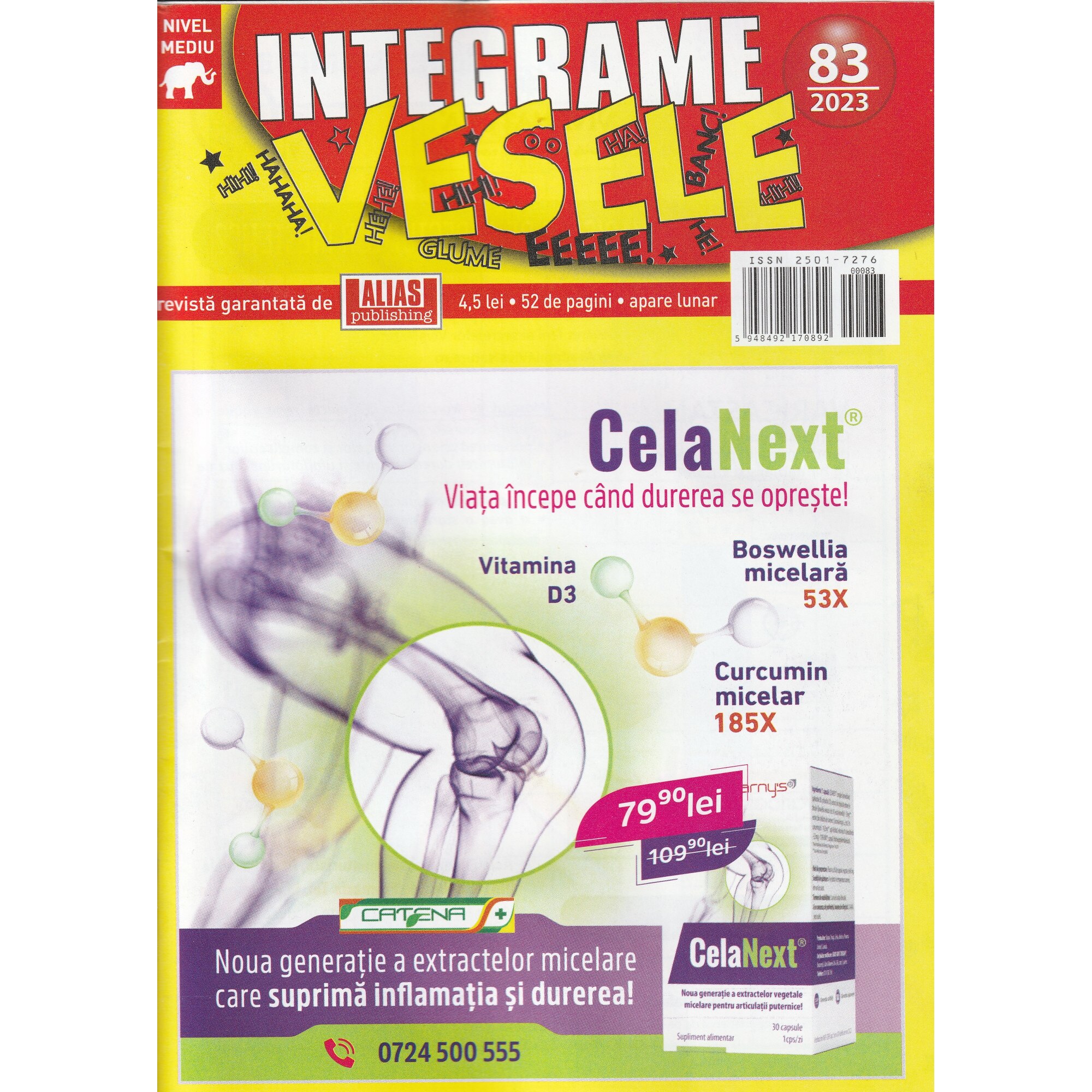 Integrame vesele 83 - nivel mediu, Publicatiile Flacara - eMAG.ro