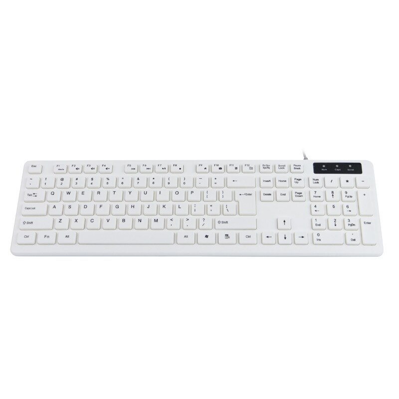 Tastatura de calculator cu fir alb QWERTY USB HDWR typerCLAW-PC110W ...
