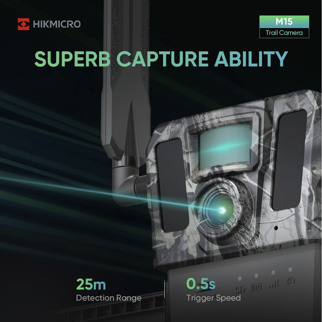 Camera de vanatoare HIKMICRO M15, night vision, 4G, GPS, Full HD foto ...