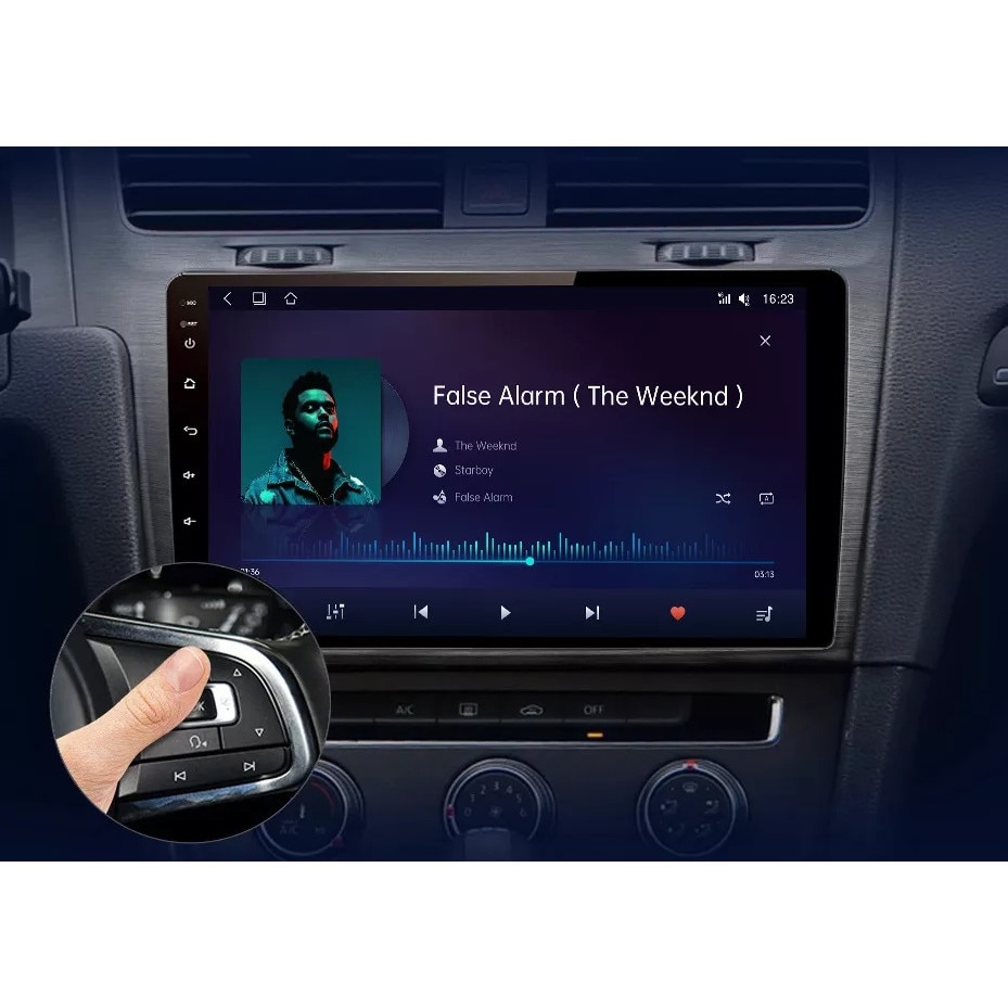 Navigatie Volkswagen Golf 7, Android 12, 4GB RAM 64GB, argintiu, google ...