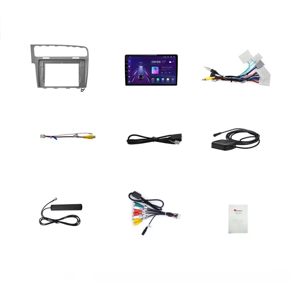 Navigatie Volkswagen Golf 7, Android 12, 4GB RAM 64GB, argintiu, google ...