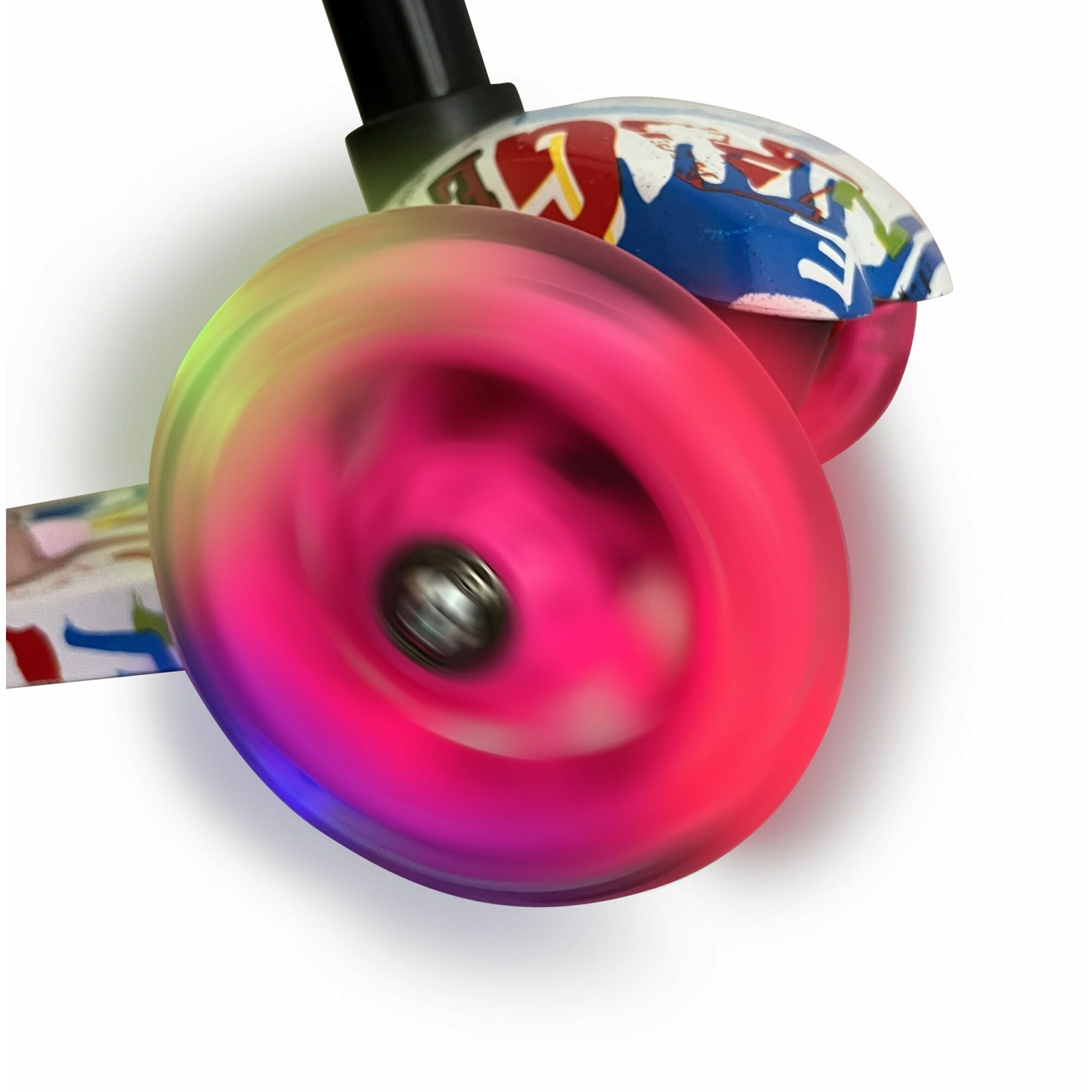 Trotineta Zik Zak cu lumini LED pentru fetite, Varsta 3 – 6 ani ...