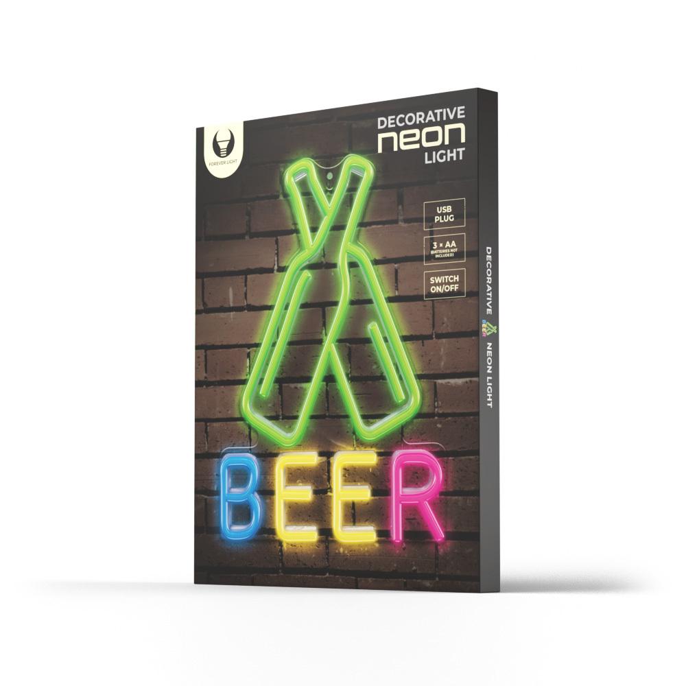 Neon plexi led dekorációs lámpa beer sör többszínű - eMAG.hu