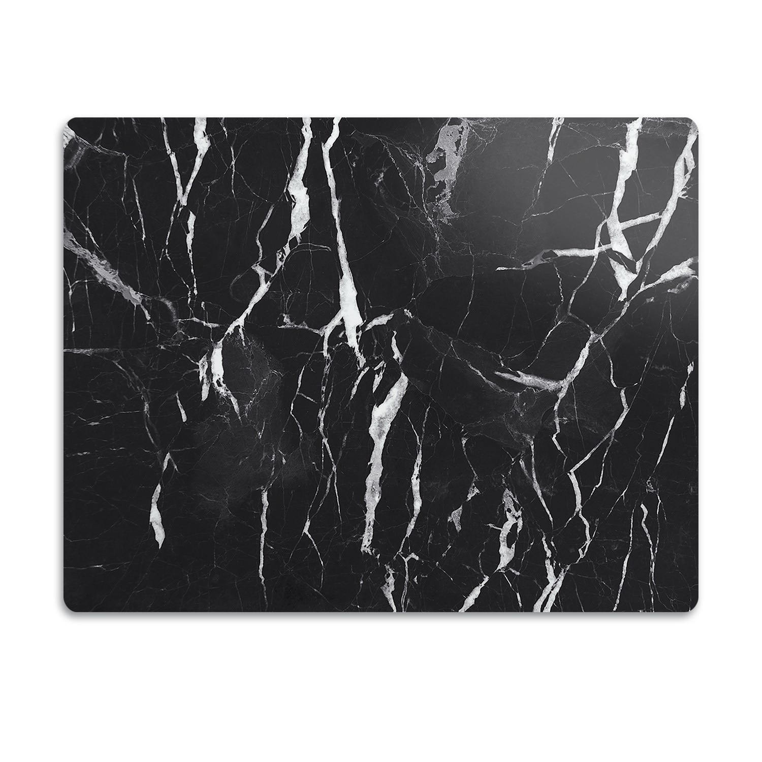 Covor PVC, Tulup, Vinil, Marmura Neagra, Negru, 45x35 cm ...