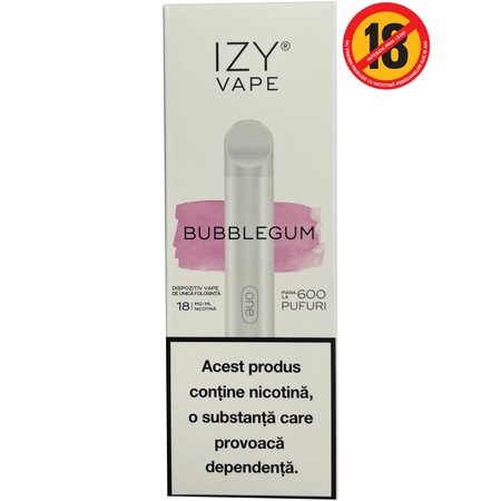 IZY ONE Bubblegum Ice, dispozitiv pentru vapat cu aroma de BubleGum, cu ...