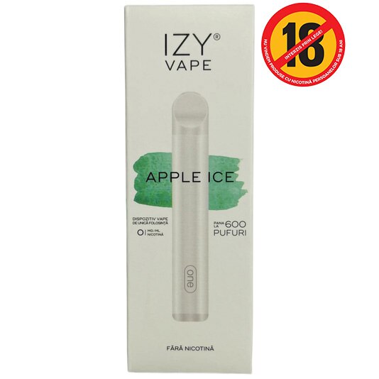 IZY ONE Apple Ice, dispozitiv pentru vapat cu aroma de mar, fara ...