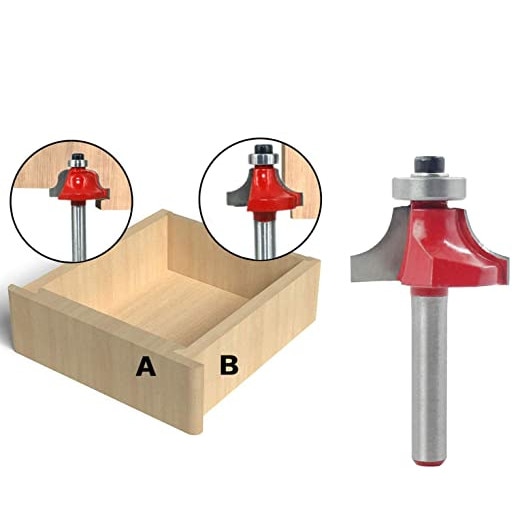 Set freza lemn 15 bucati, BYONDSELF®, 6.35mm, cutie depozitare - eMAG.ro