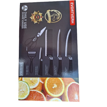 Set Cutite 6 Piese Extrem de ascutite, Folosire Zilnica - eMAG.ro