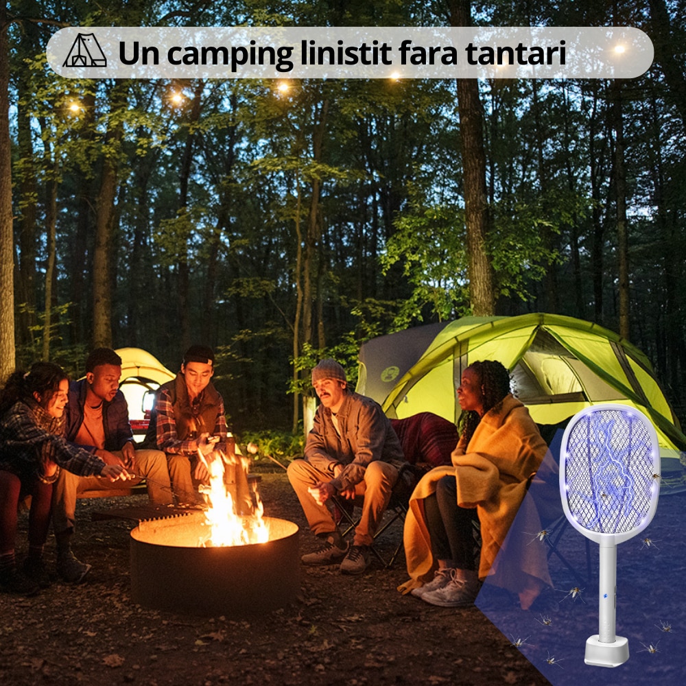 Paleta electrica pentru tantari, plici pentru muste sau insecte ...