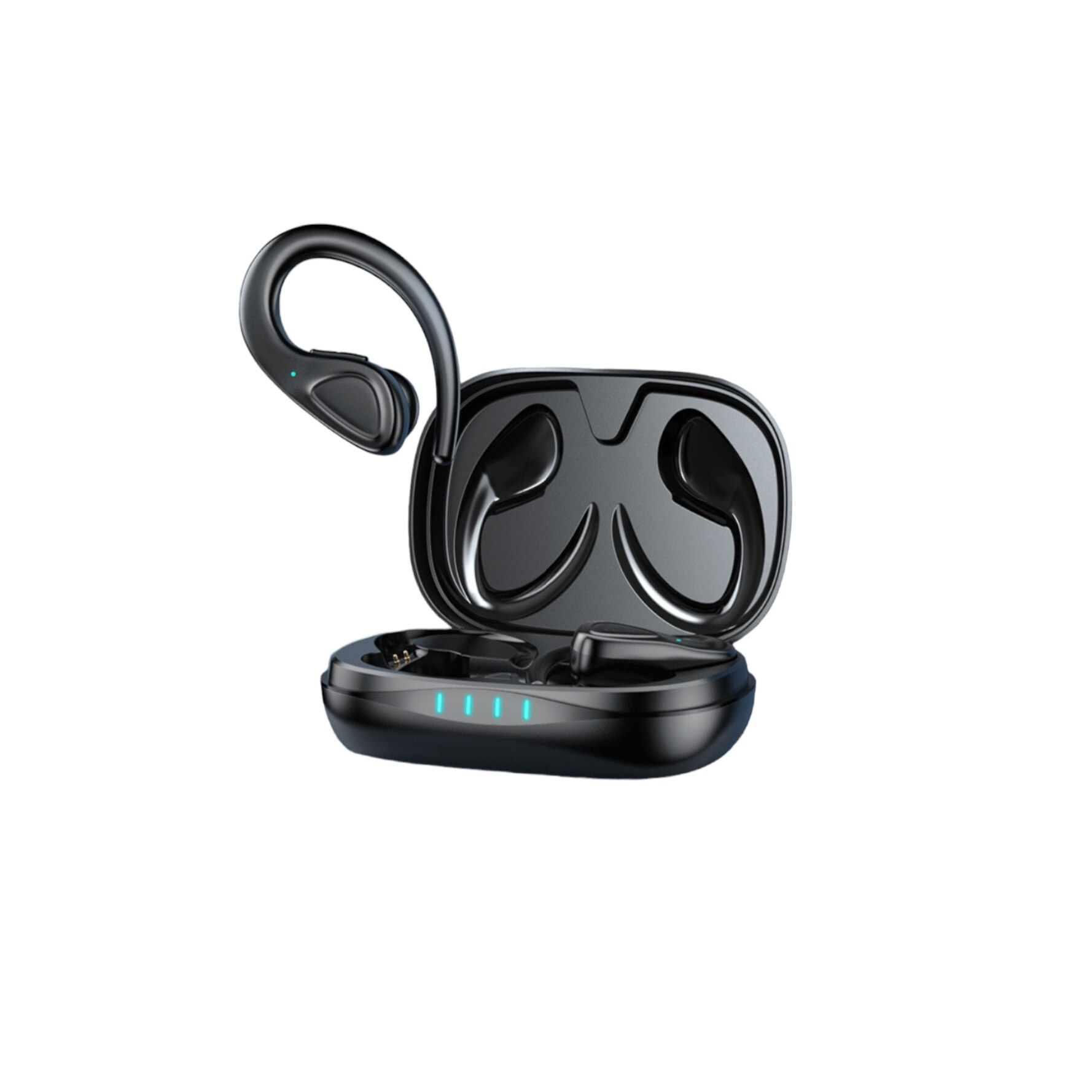 Casti wireless pentru iPhone/Samsung/ Xiaomi/ Huawei, Bluetooth 5.2, 15 ...