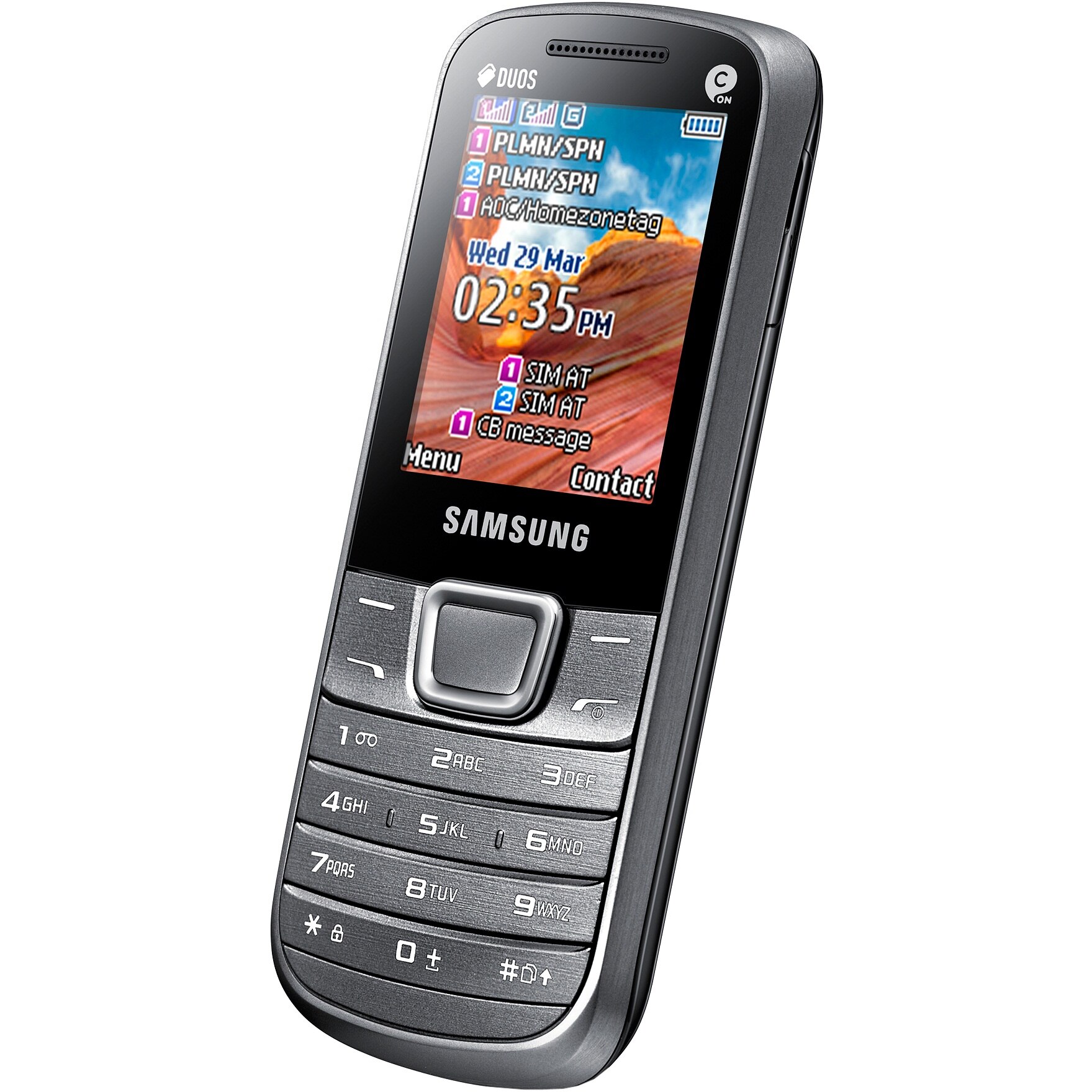 Telefon mobil Samsung E2252 Dual SIM, Silver - eMAG.ro