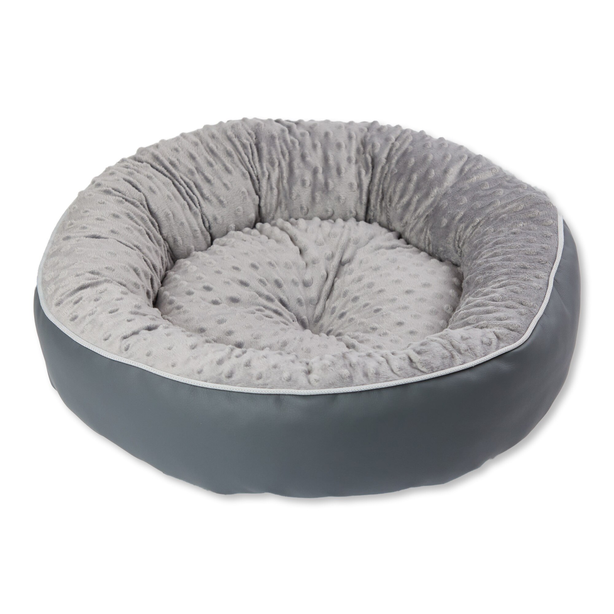 Pat pentru caine/pisica, Minky, 55cm, Gri - eMAG.ro