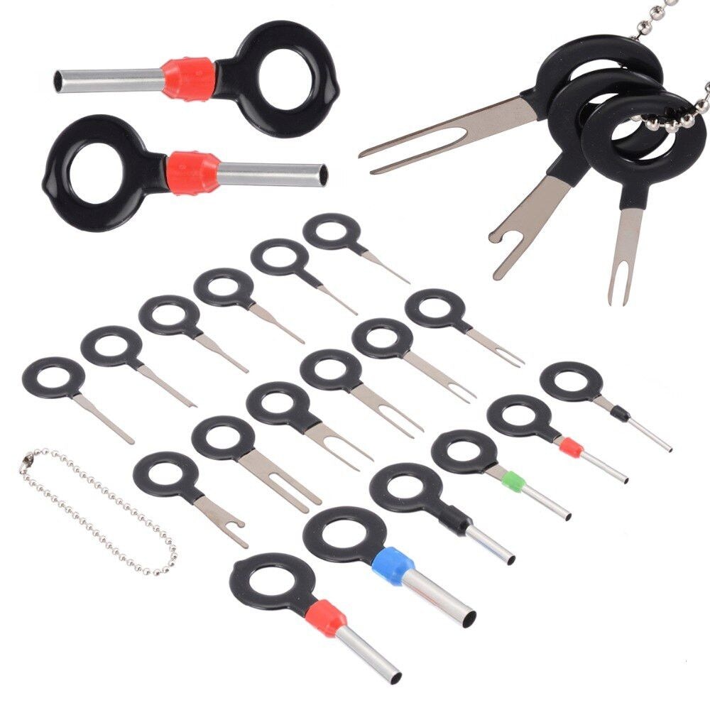 Set 18 chei demontare conectori, Metal, 0.8-8 mm, Multicolor - eMAG.ro