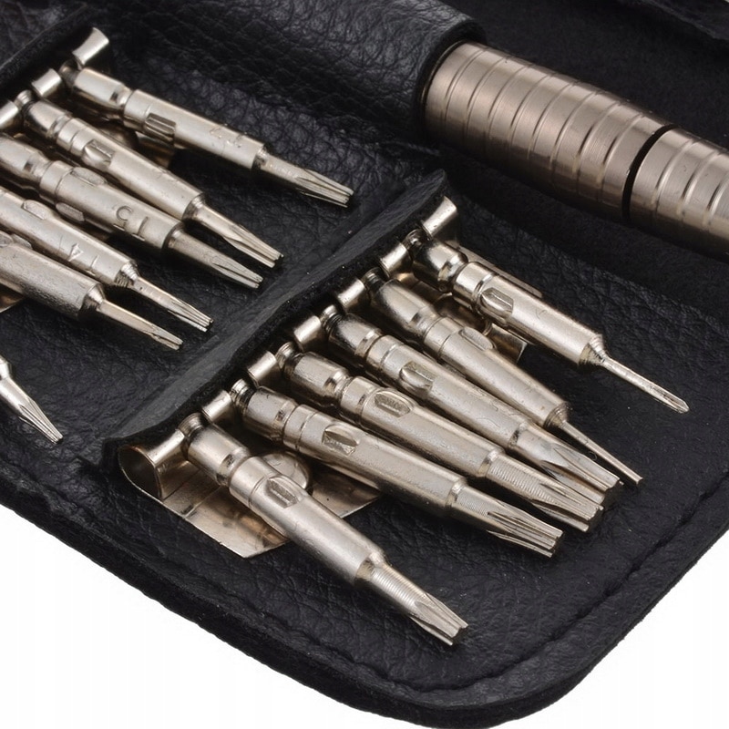 Set surubelnite de precizie 25 in 1, Torx, Argintiu - eMAG.ro