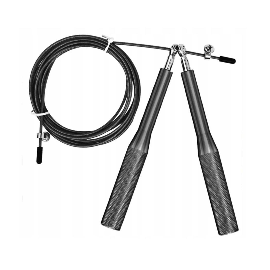 Coarda pentru sarit, Rulmenti din otel, 3m, Negru - eMAG.ro