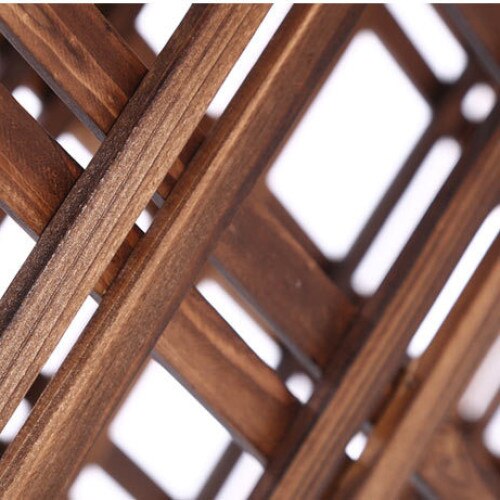 Jardiniera cu spalier de gradina si terasa, din lemn, maro, 120x90x25 ...