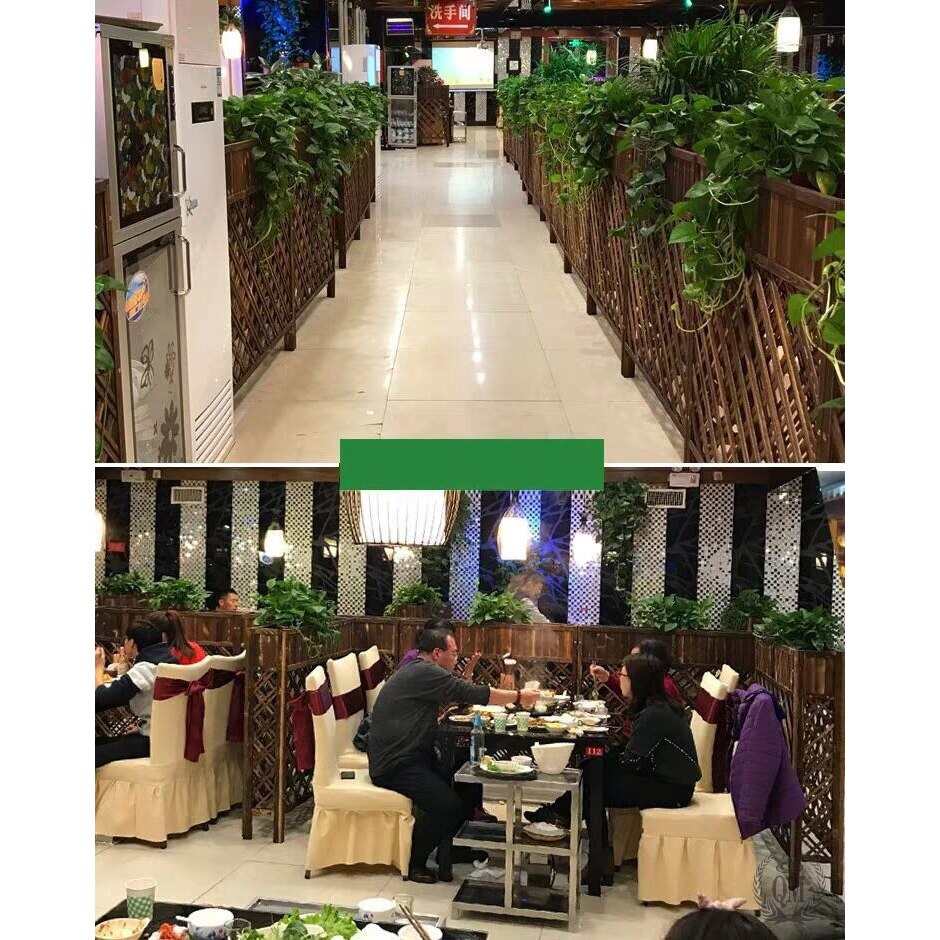 Jardiniera cu spalier de gradina si terasa, din lemn, maro, 120x90x25 ...