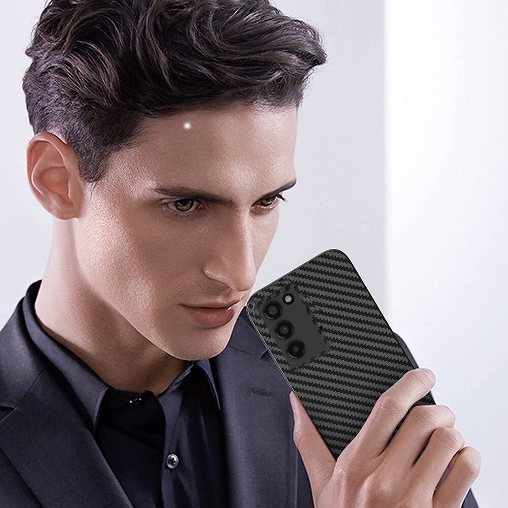 Carbon Aramid Fiber Look Cover, Kompatibilis a Samsung Galaxy S20 Fe ...