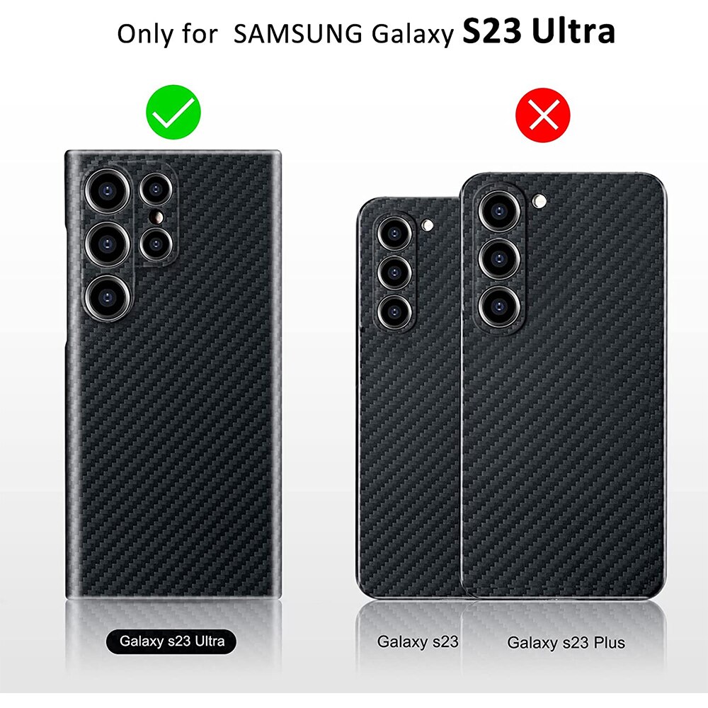 Carbon Aramid Fiber Look Tok, Kompatibilis a Samsung Galaxy S23 Ultra ...