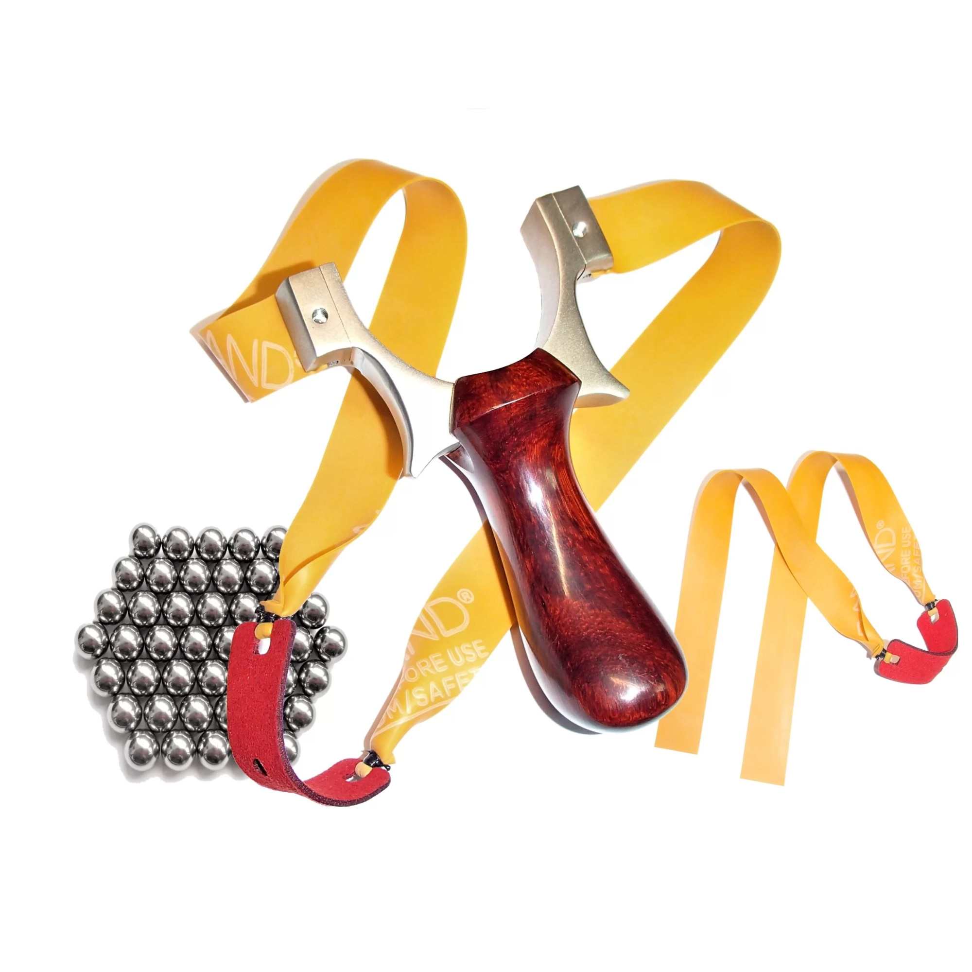 Set prastie metal Hunter TTF benzi aurii, 100 bile metal si o rezerva ...