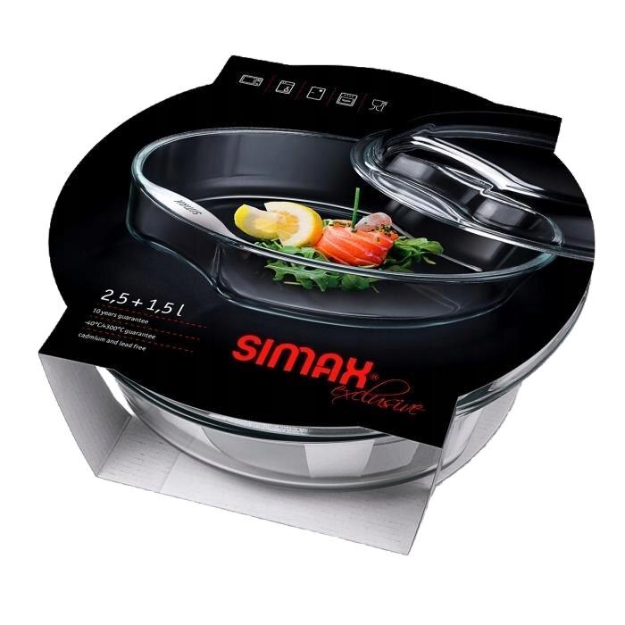 Vas yena termorezistent rotund cu capac. 2.5 l exclusive simax 6926/ ...