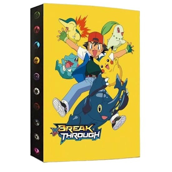 Album mare de colectionare, Pokemon, Pentru 240 carduri, Galben - eMAG.ro