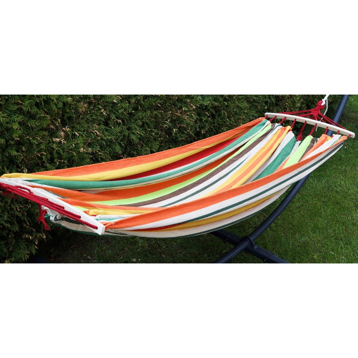 Hamac Dublu, Kalla, Sfori De Prindere Si Husa, gradina, 270 x 150 cm ...