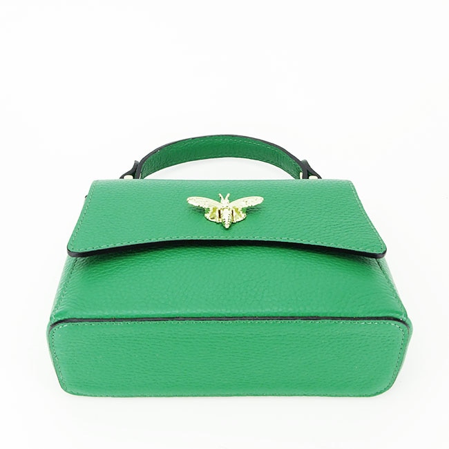 Geanta verde mica din piele naturala 1523 120 Verde - eMAG.ro