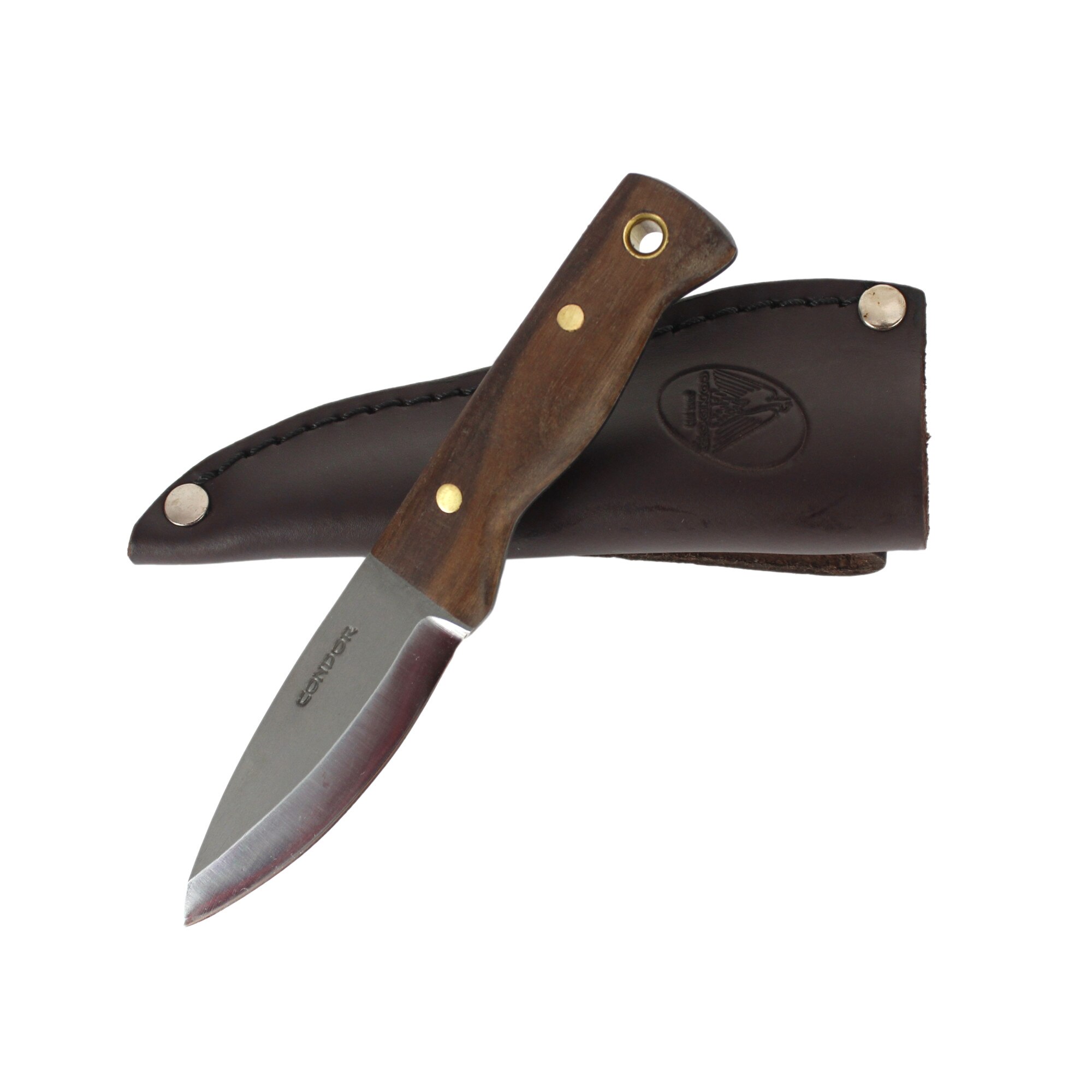 Cutit, Condor, Otel carbon/Lemn, Lungime lama 7.5cm, Argintiu/Maro ...