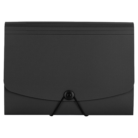 Mapa pentru documente, Plastic, 33 x 22.5 cm, Negru - eMAG.ro