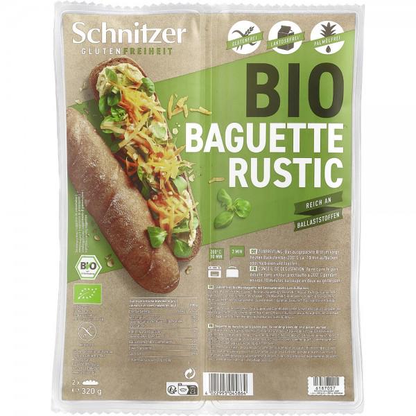 Bagheta Rustica Fara Gluten Bio 2 bucati 320 grame Schnitzer - eMAG.ro