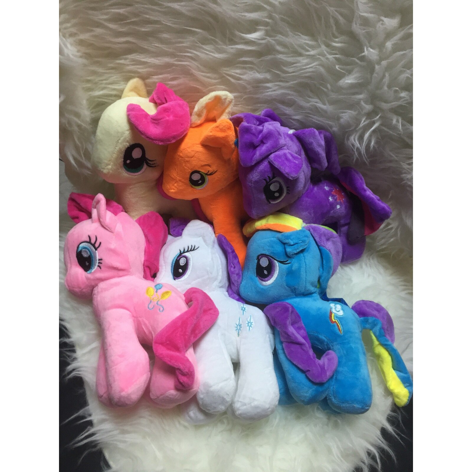 Set 6 Ponei My Little Pony Din Plus - eMAG.ro